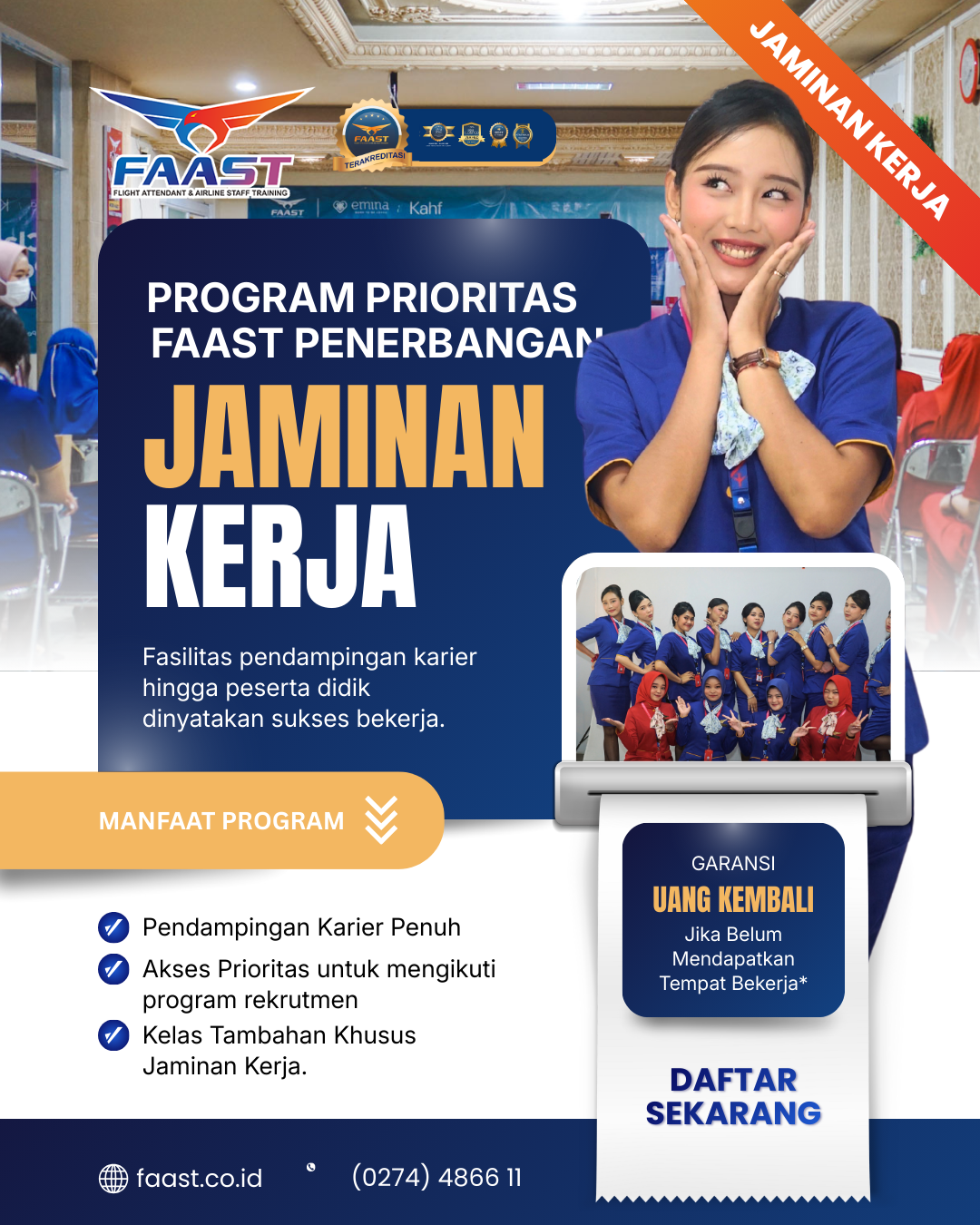 Program Prioritas Jaminan Kerja FAAST Penerbangan – Garansi Uang ...